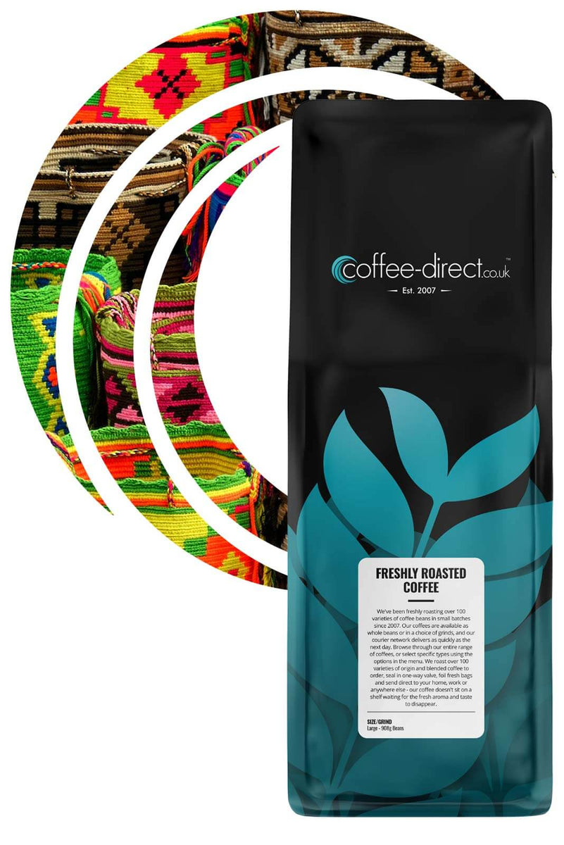 50/50 Decaf Colombian Coffee - 227g, 454g & 908g – Coffee-Direct.co.uk